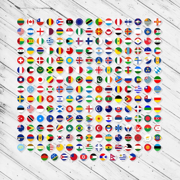 World Flags - Etsy