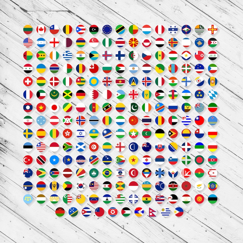 World Flags - Etsy