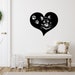 Cat in Heart Wall Decor Laser Cut Dxf Glowforge Svg Xtool CNC Router ...