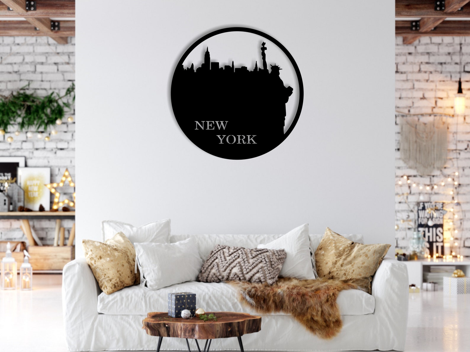 New York Decor Laser Cut Dxf Glowforge Svg File CNC Router | Etsy