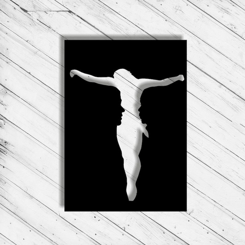 Jesus and Faces Decor Laser Cut Dxf Glowforge Svg File CNC - Etsy