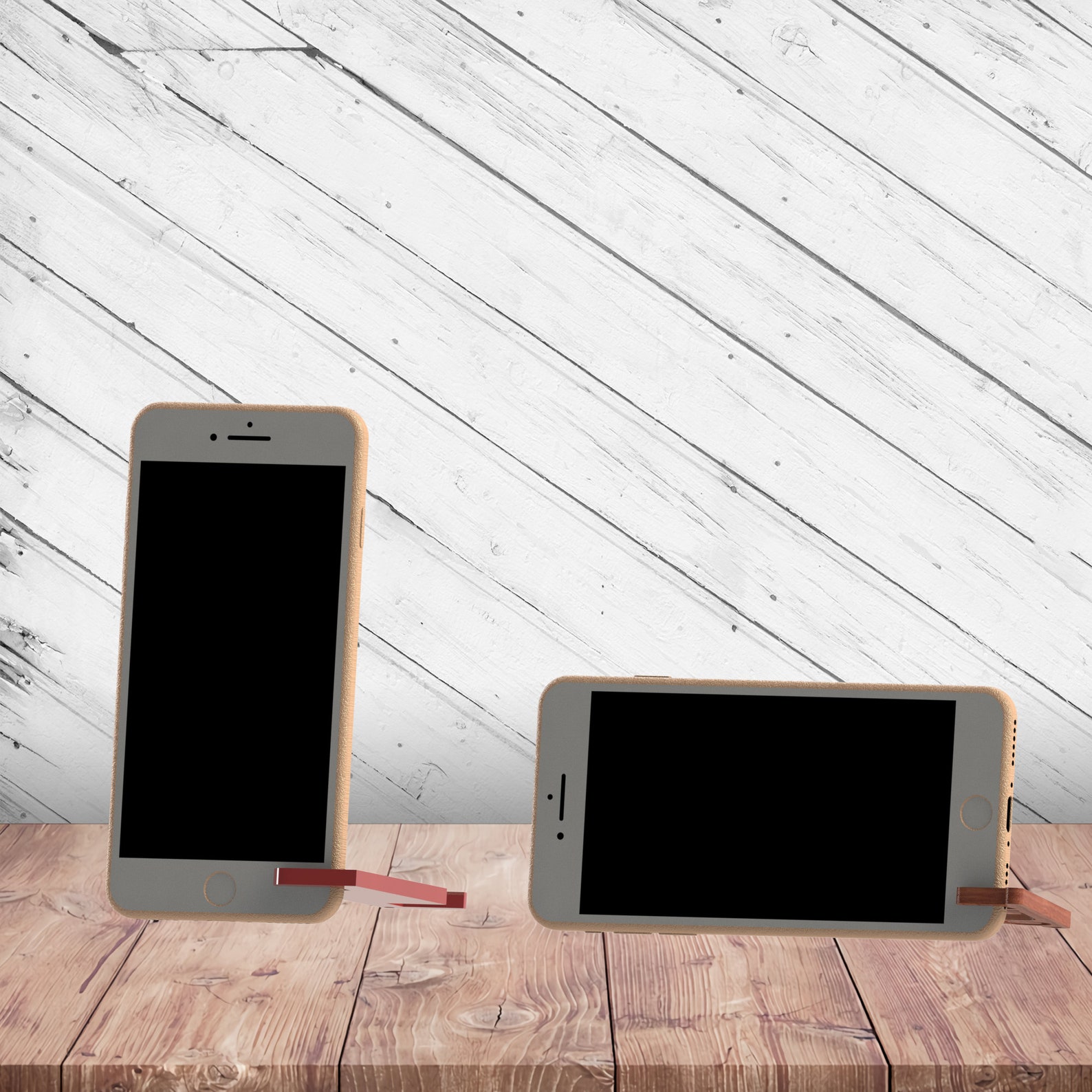 Mobile Phone Stand Keychain Vintage Key Chain Cell Phone Holder Laser ...