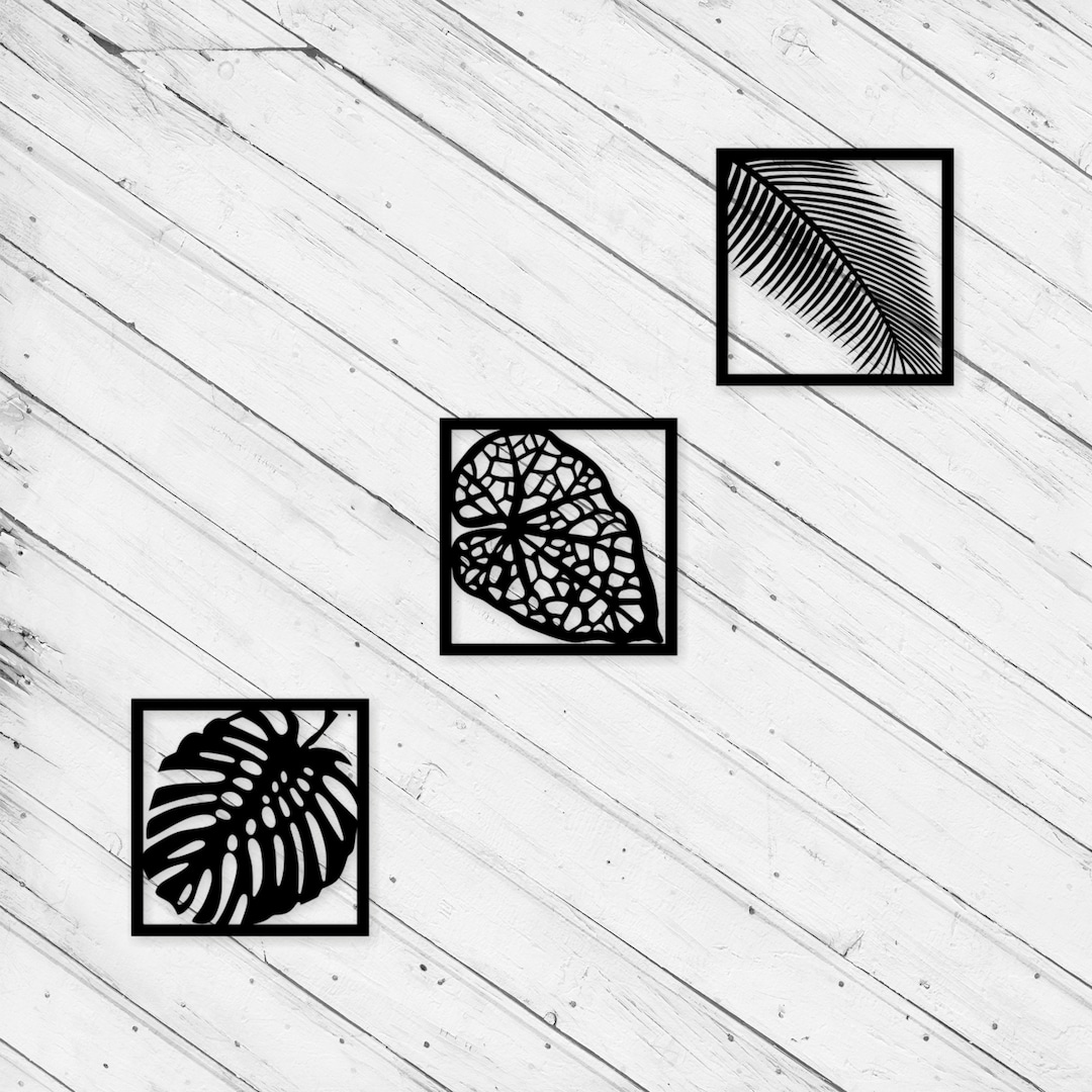 Leaf Panel Decor Laser Cut Dxf Glowforge Svg Xtool D1 CNC Router ...