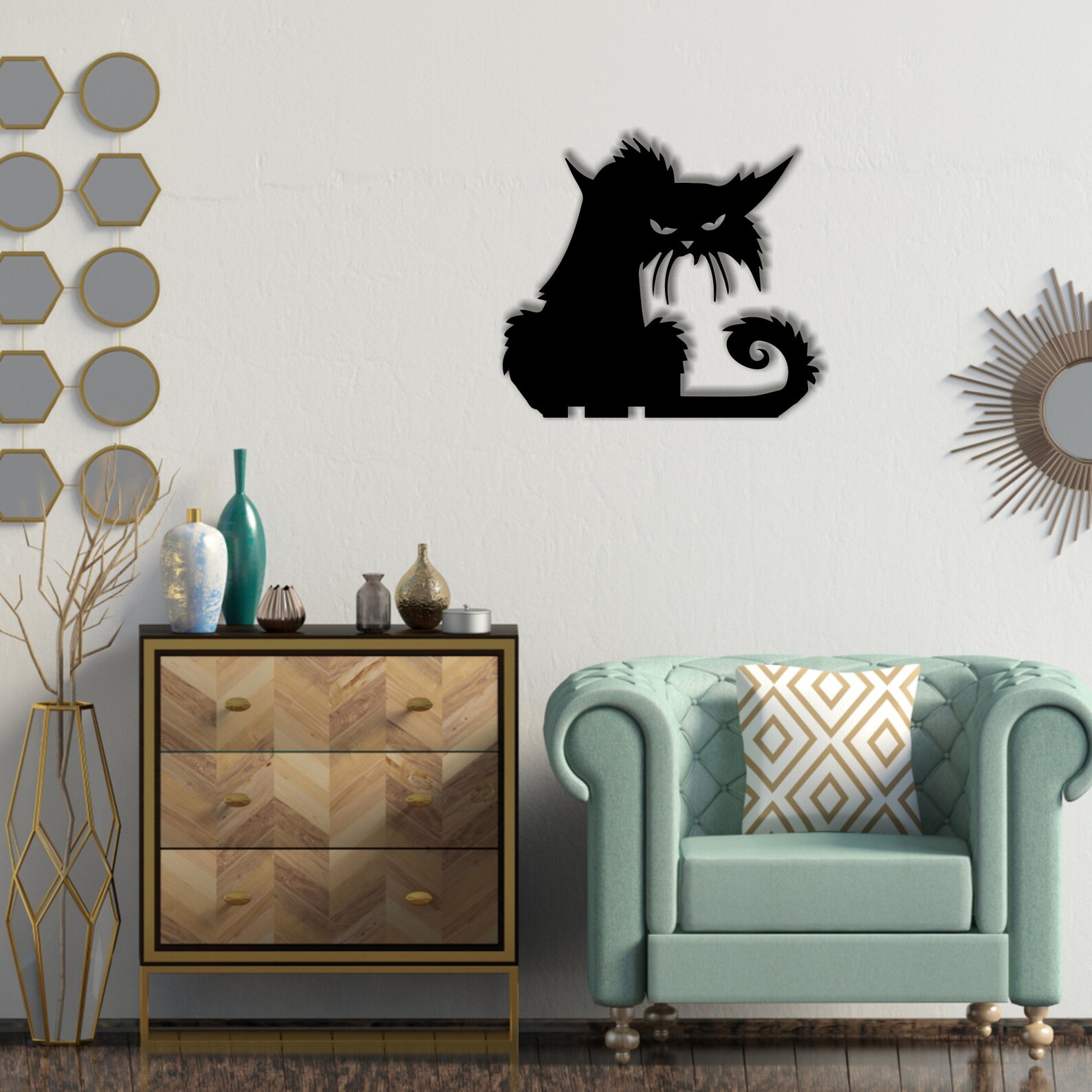 Scary Wall Art Decor Laser Cut Dxf Glowforge Svg Xtool D1 CNC - Etsy