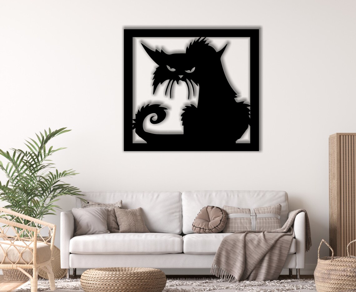 Scary Wall Art Decor Laser Cut Dxf Glowforge Svg Xtool D1 CNC - Etsy