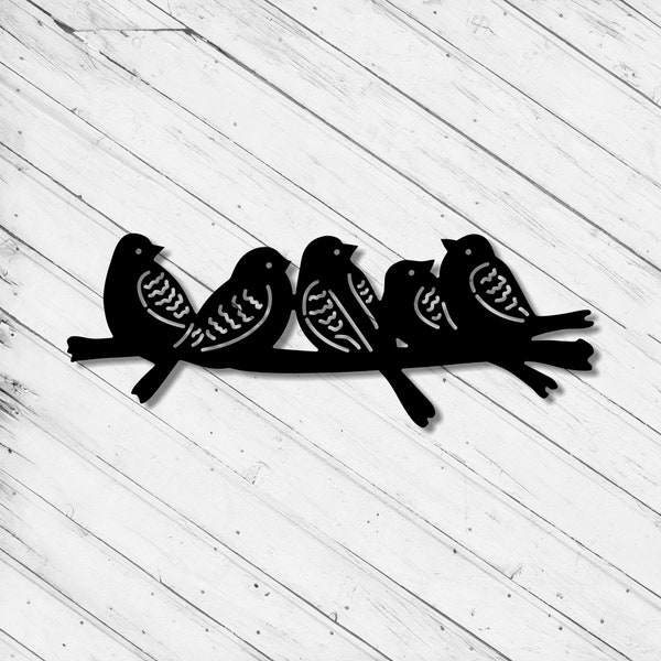 Metal Wall Art Birds - Etsy