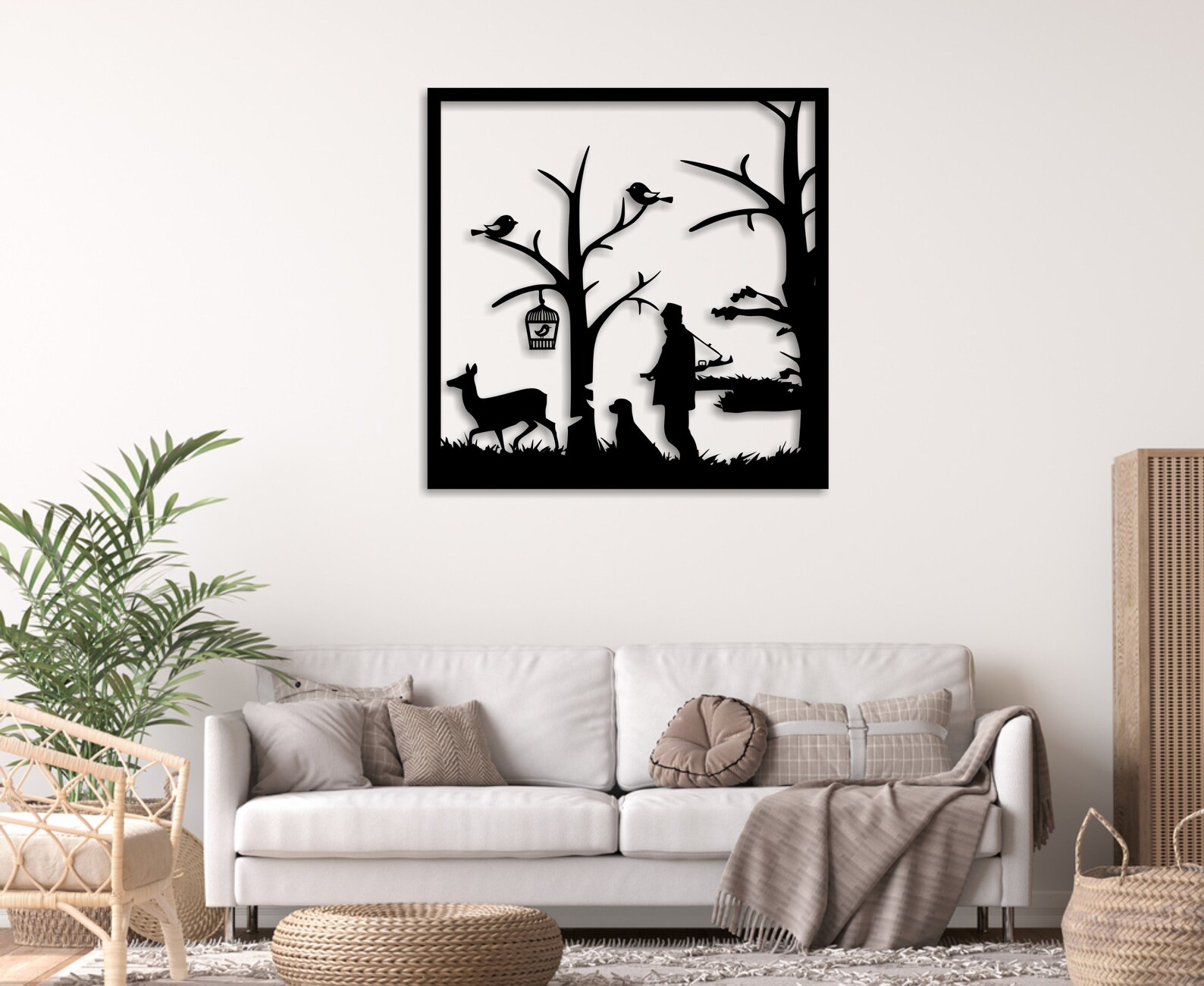 Hunt Wall Art Decor Laser Cut Dxf Glowforge Svg Xtool D1 CNC - Etsy