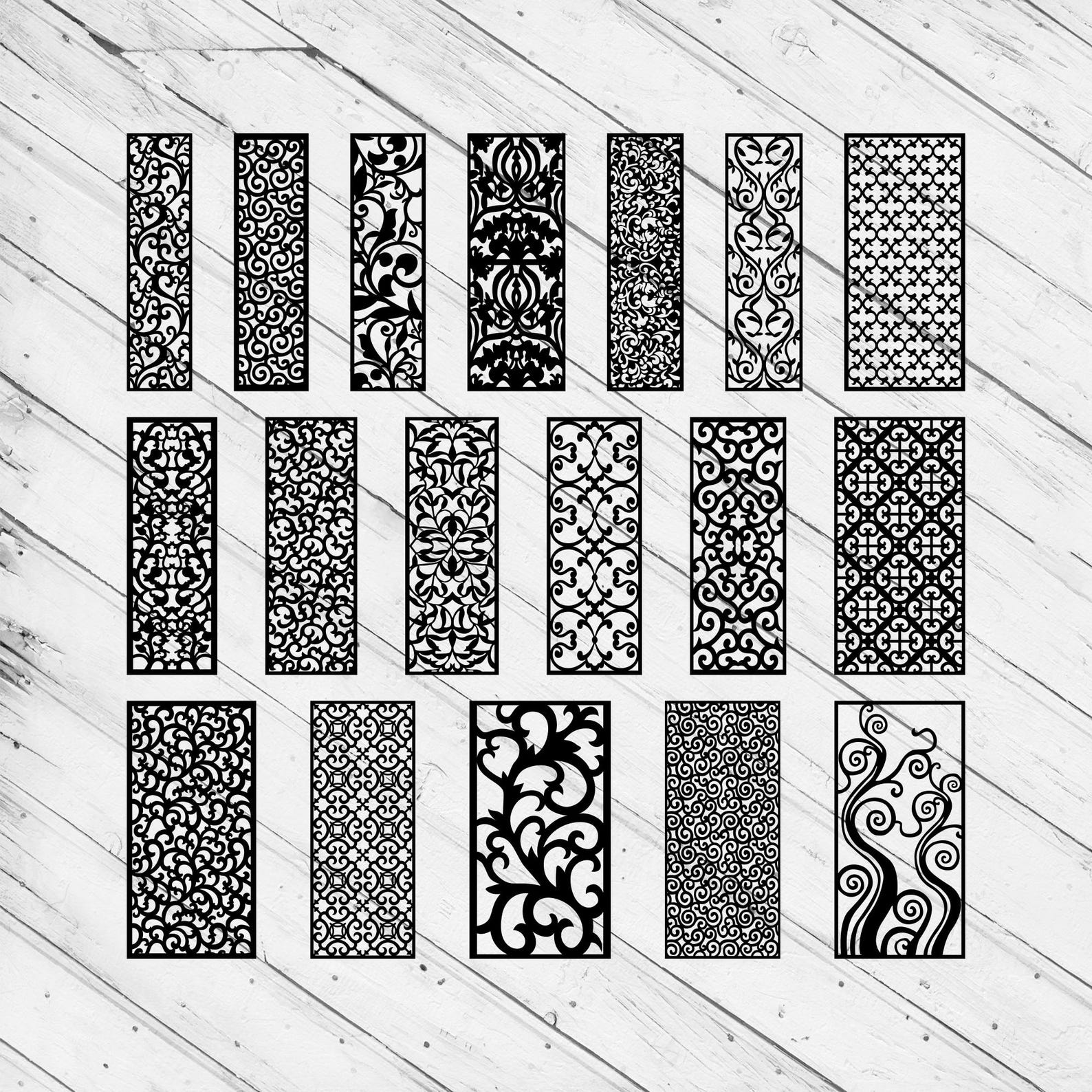 82 Pieces Seperator Bundle Laser Cut Dxf Glowforge Svg Xtool Silhouette ...