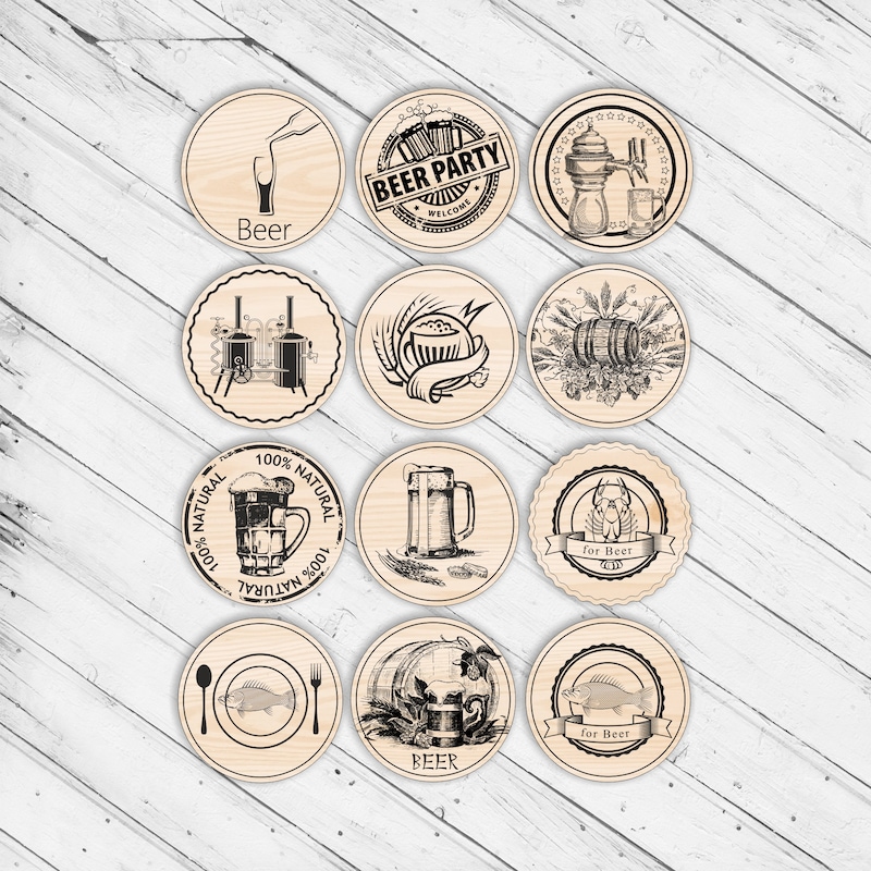 Craft Beer Coasters - Etsy