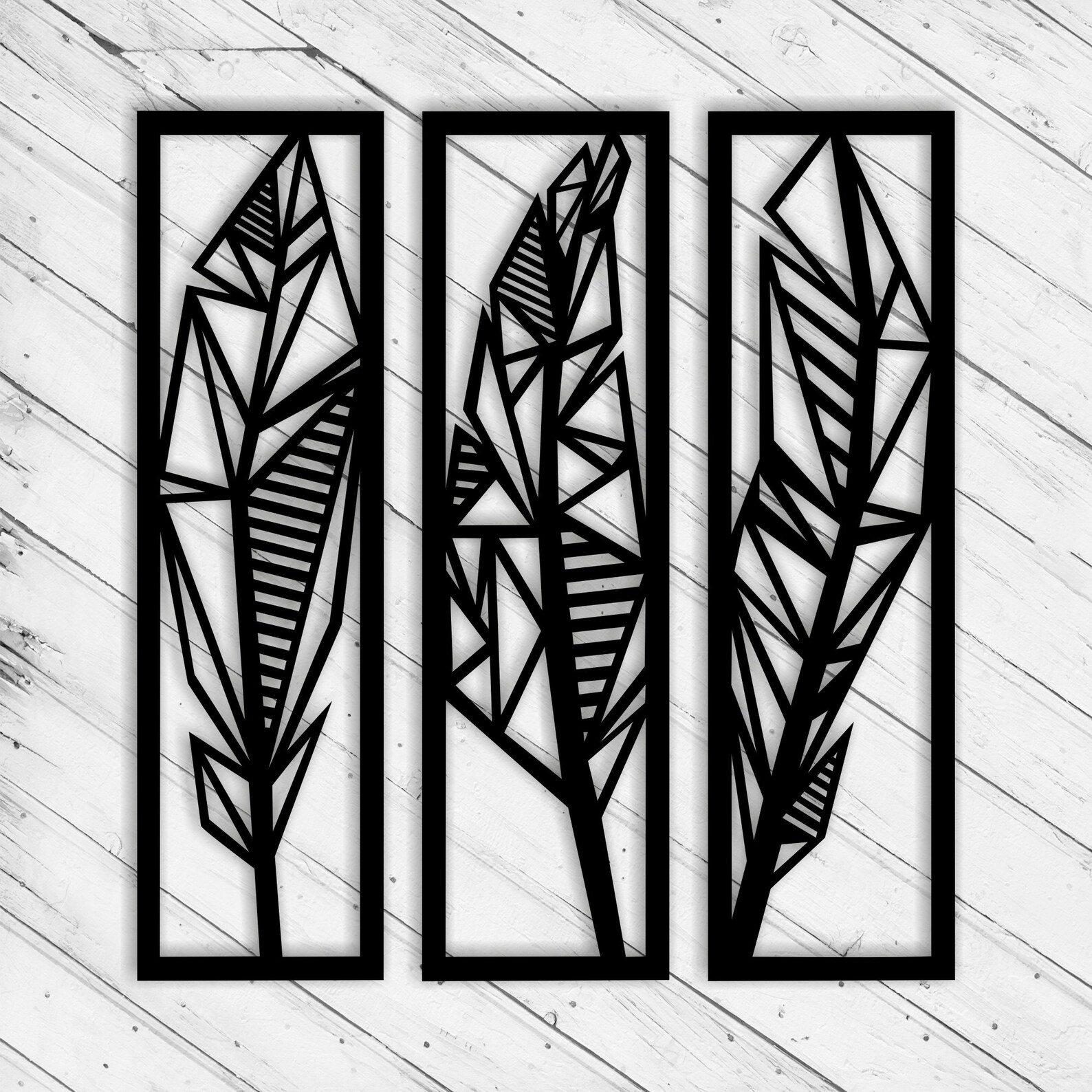 Feather Wall Art Decor Laser Cut Dxf Glowforge Svg Xtool D1 - Etsy