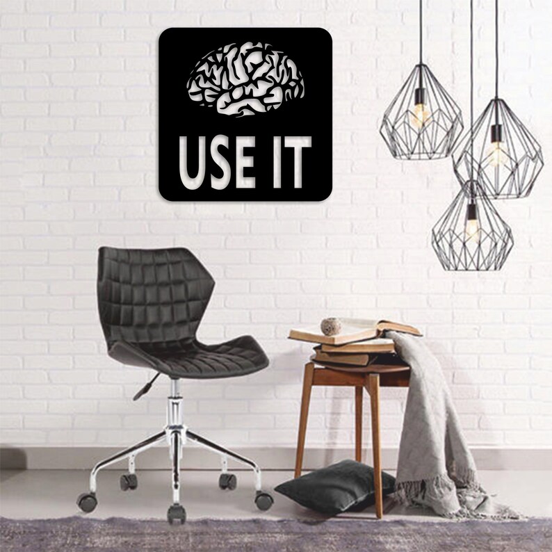 Brain Wall Art Decor Laser Cut Dxf Glowforge Svg Xtool D1 CNC Router ...