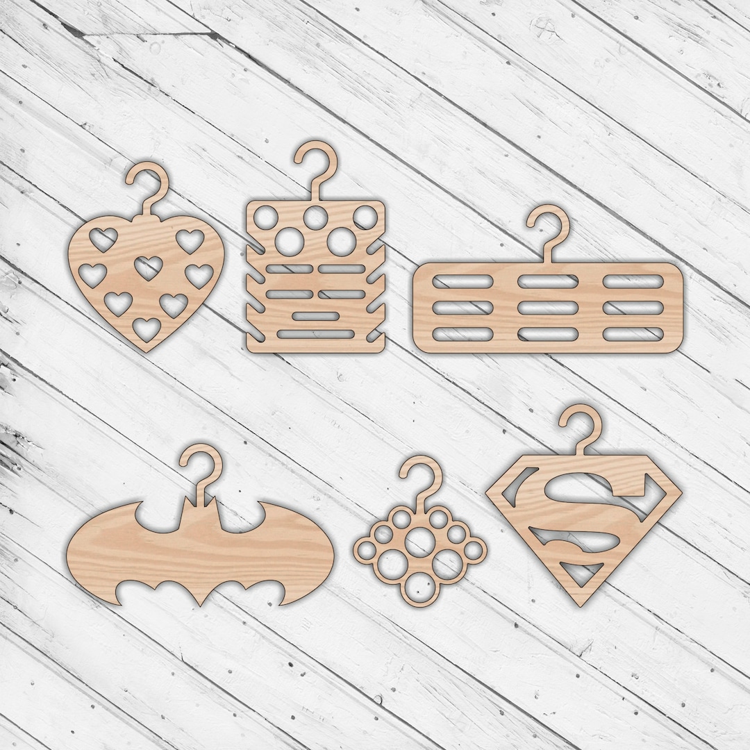Decorative Hangers Laser Cut Dxf Glowforge Svg File Plan Template ...