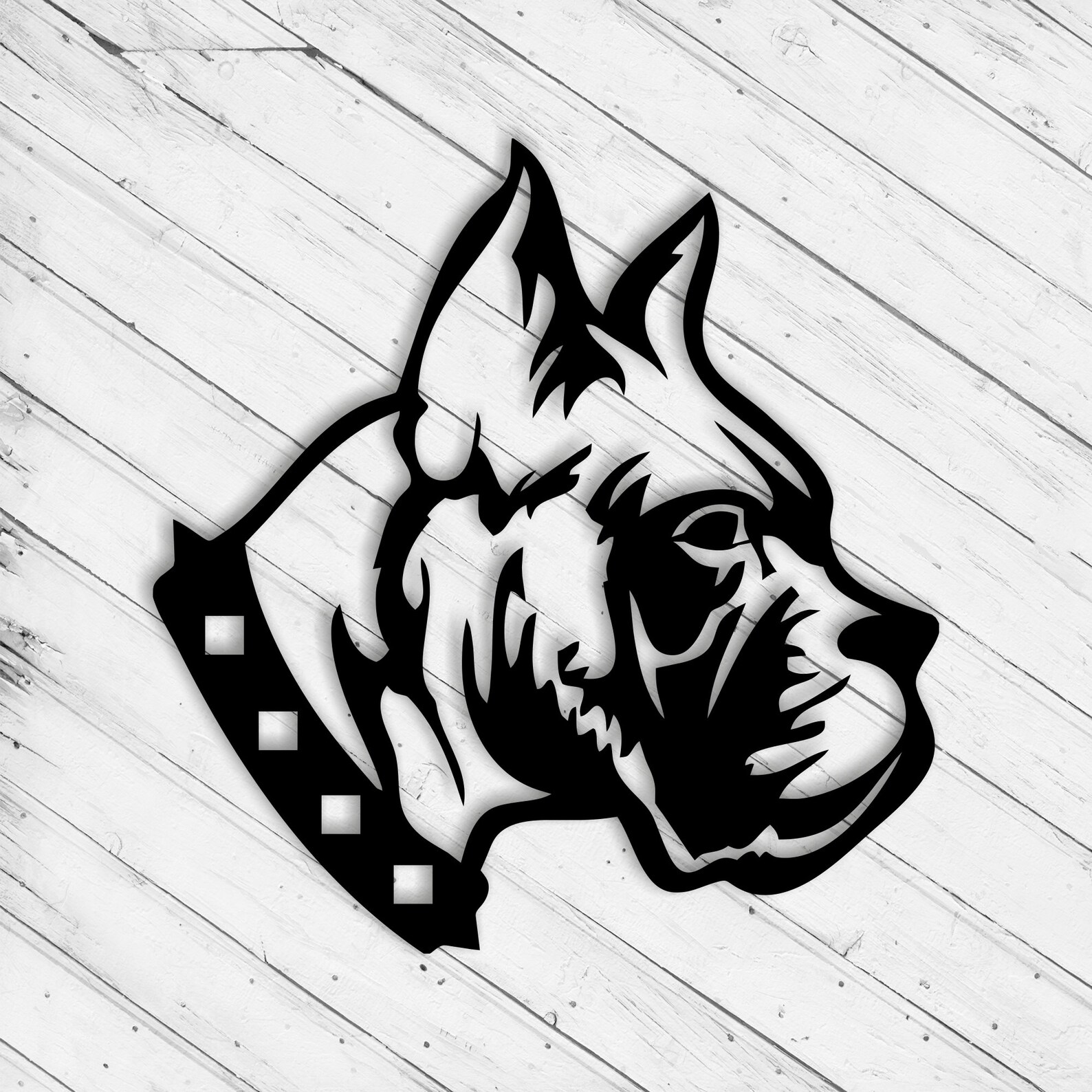 Dog Laser Cut Dxf Glowforge Svg Xtool D1 File Wall Art Decor Pattern ...