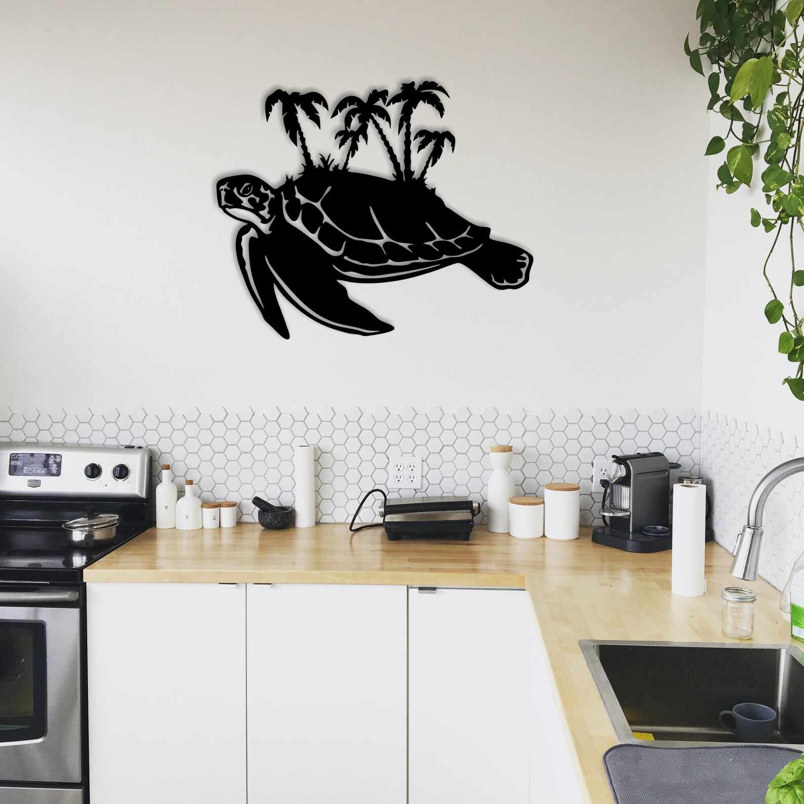 Sea Turtle Wall Art Decor Laser Cut Engraving Dxf Glowforge Svg File ...