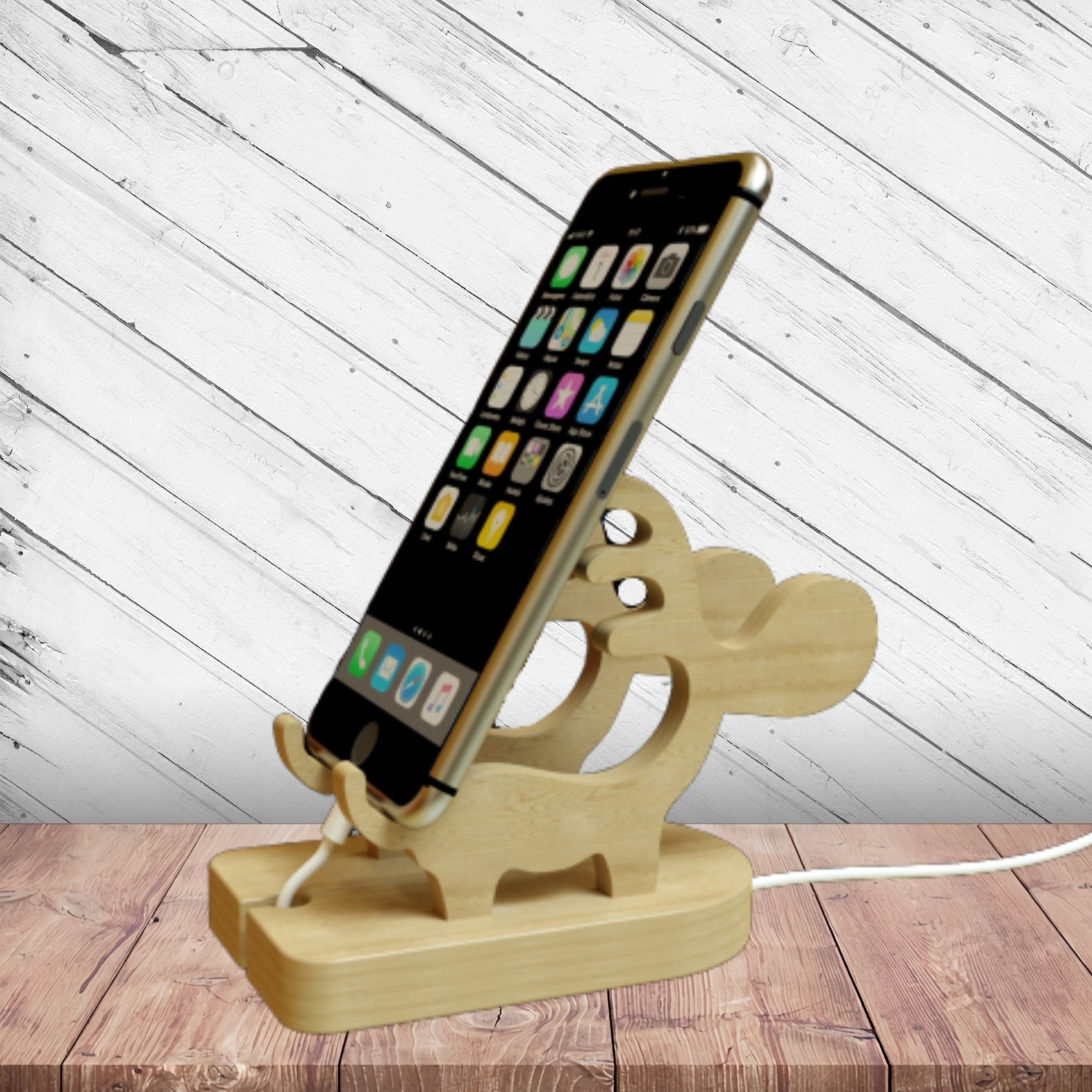 Deer Phone Holder Laser Cut Dxf Glowforge Svg Xtool D1 File - Etsy