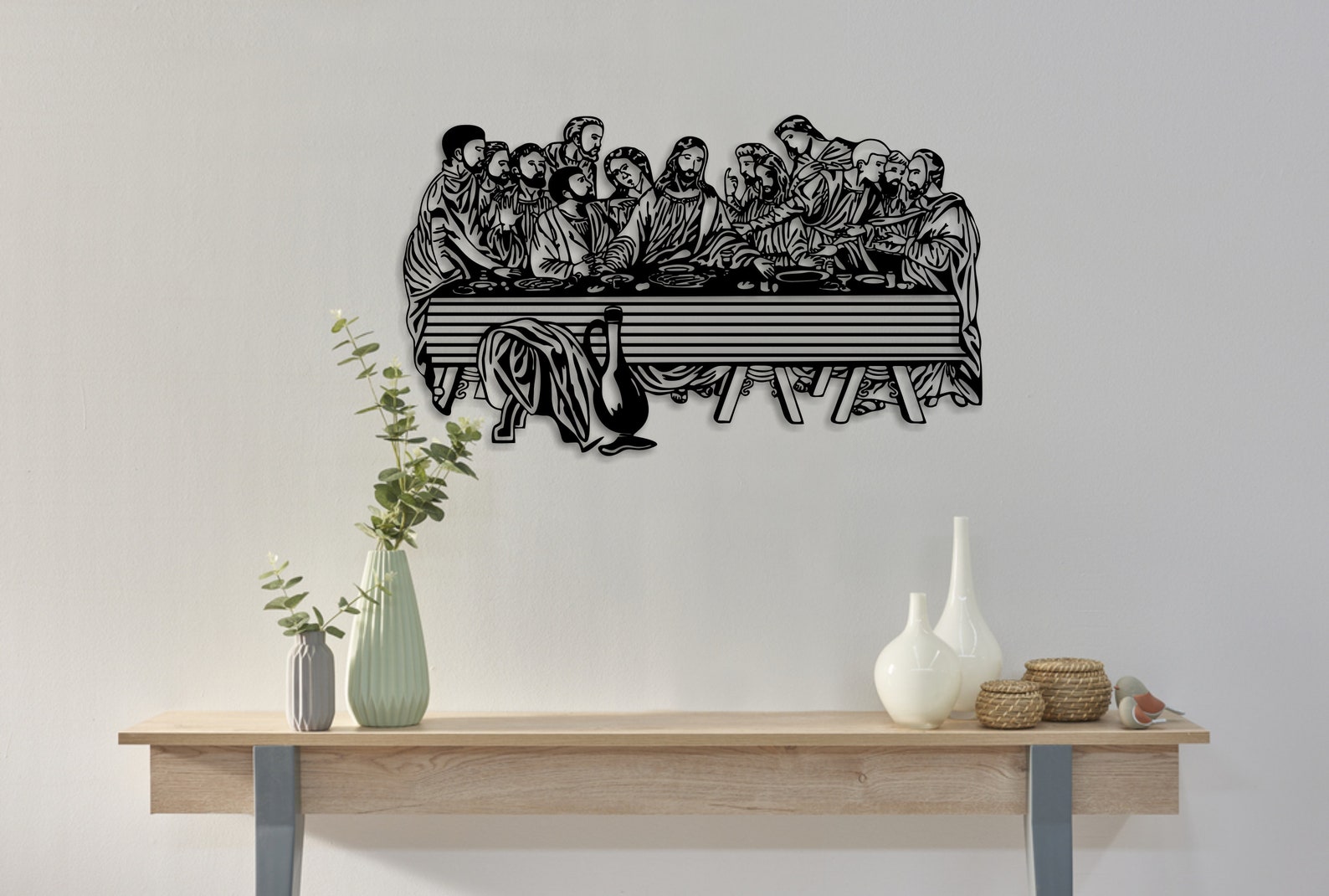 Last Supper Wall Art Decor Laser Cut Dxf Glowforge Svg Xtool CNC Router ...