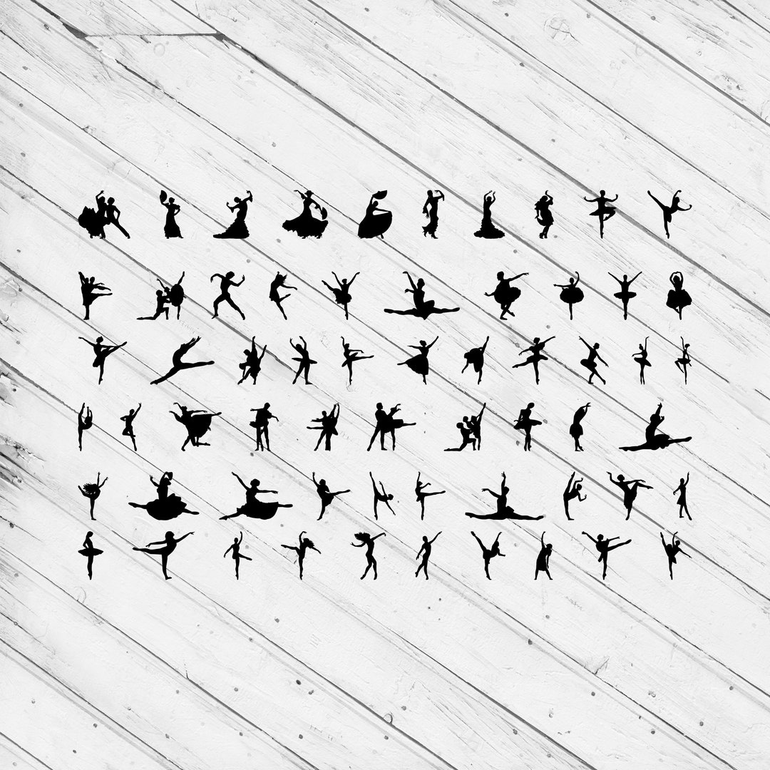 Dance Bundle Laser Cut Dxf Glowforge Svg Xtool File Cricut Silhouette ...