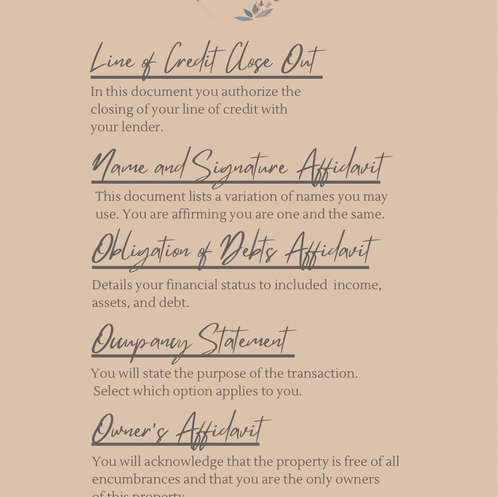 Notary Loan Signing Scripts - Etsy