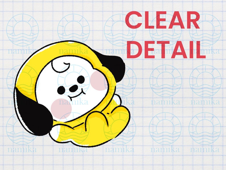 Printable Cute BT21 Stickers Bundle, in PNG File, Digital Easy Download ...