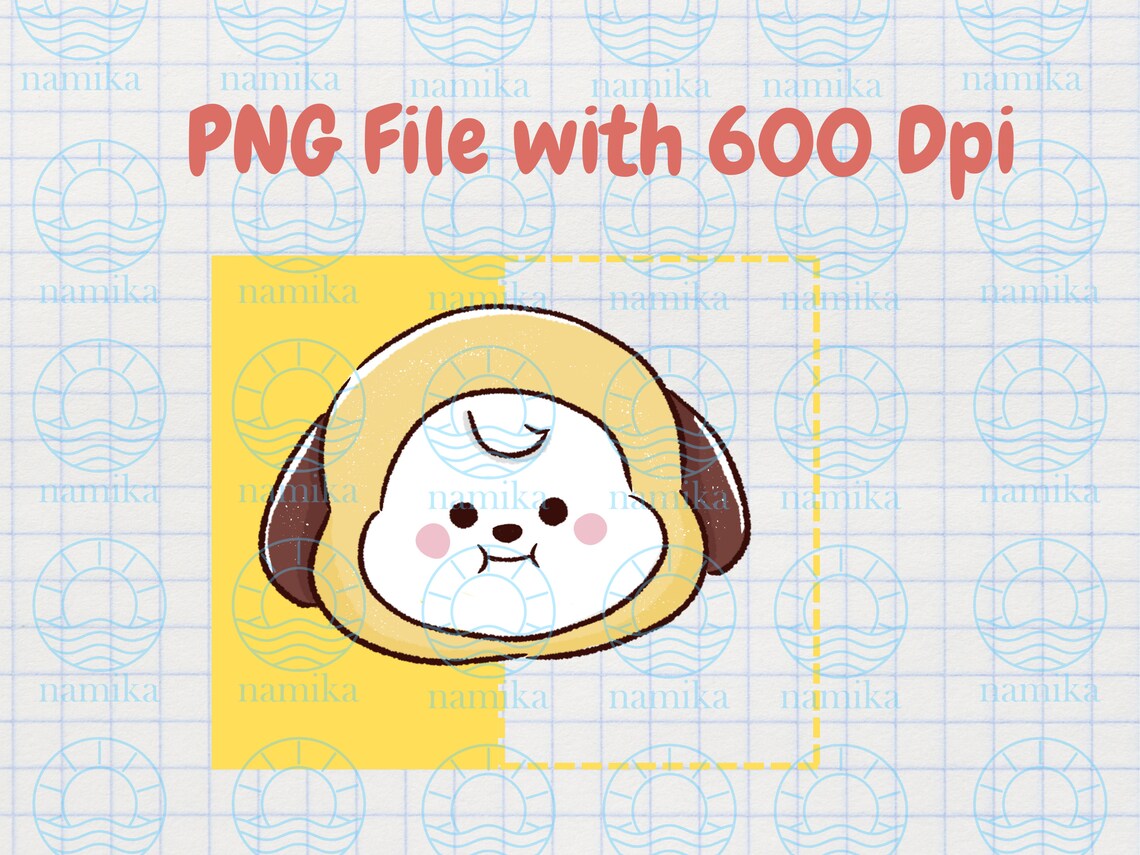 BT21 Cute Head Stickers Easy Use Download and Print - Etsy