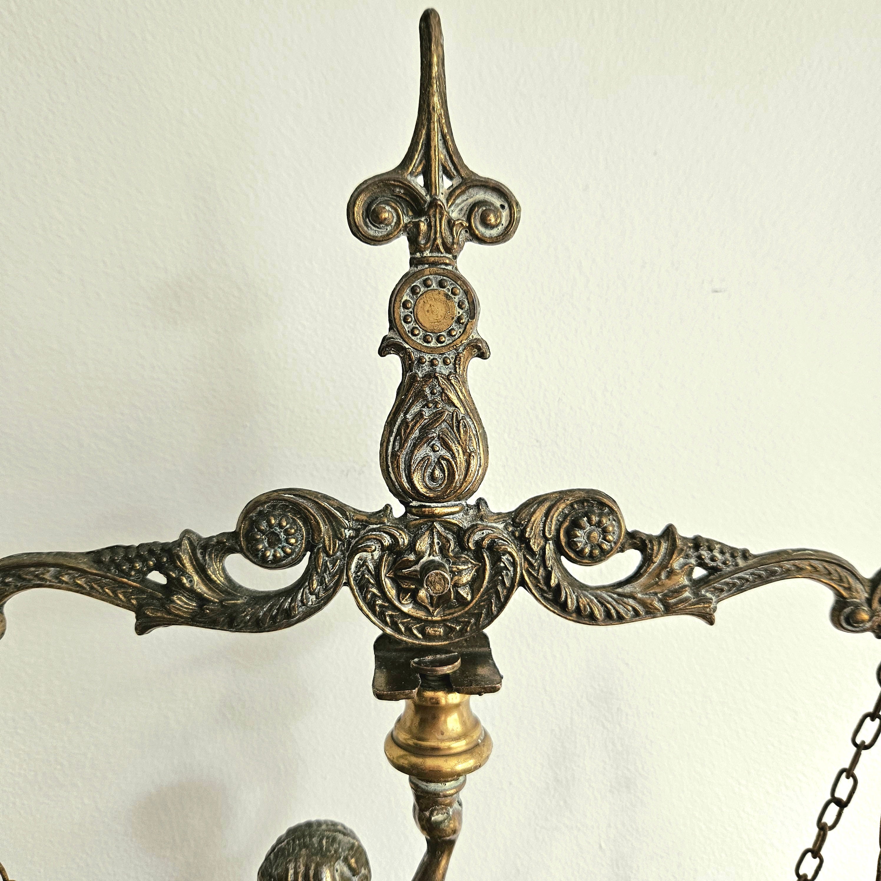 Vintage Italian Cherub Balance Scales Scales of Justice - Etsy