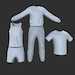 Procreate 3D Clothing Bundle 5 Model Pack - Etsy