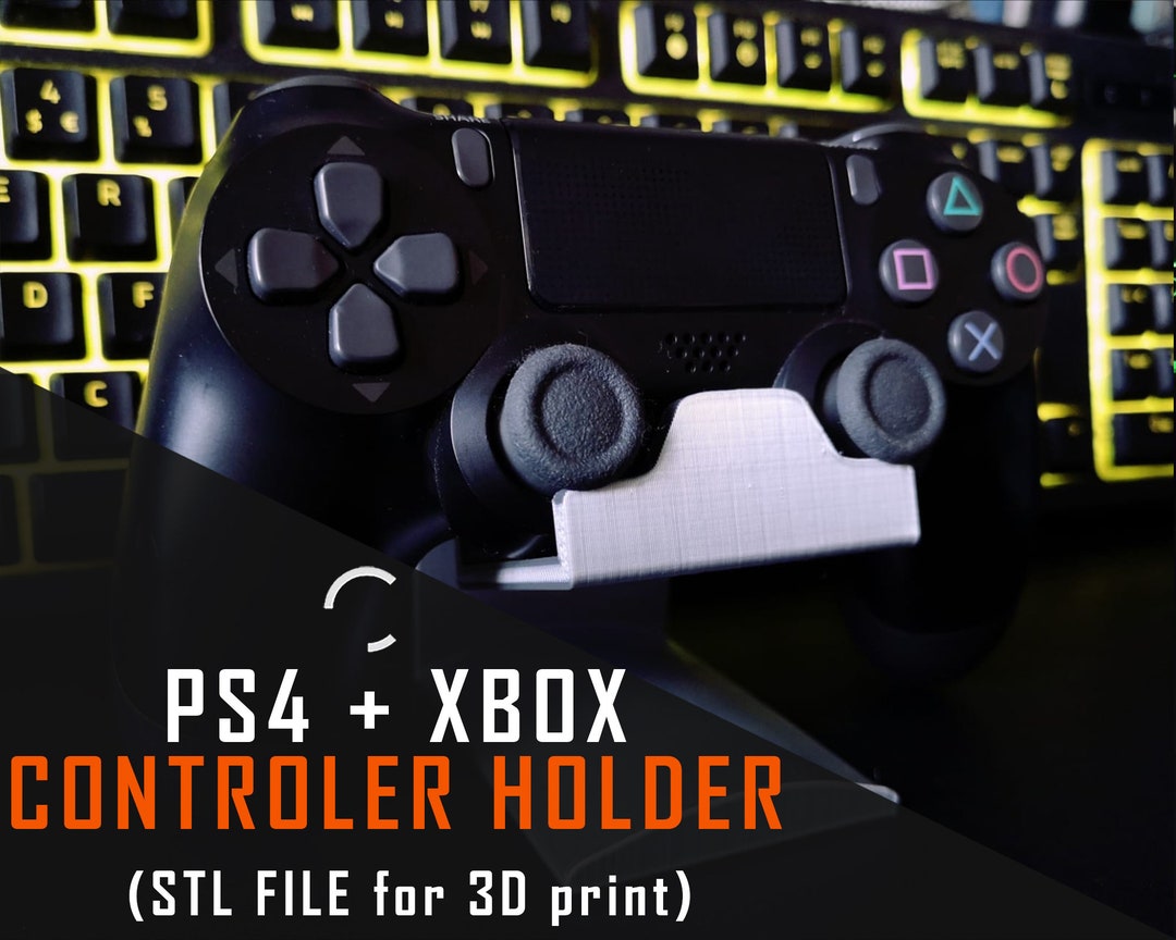 PS4 Xbox Controller Holder STL FILE for 3D Print - Etsy