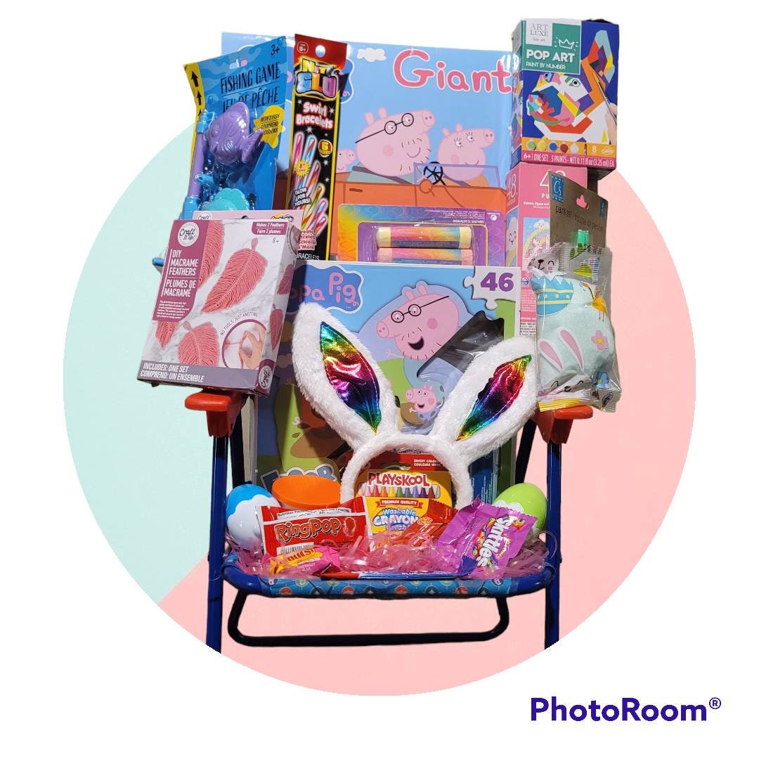 Graduation Kids Character Chair Gift Basket Graduation Gift Chair Gift ...