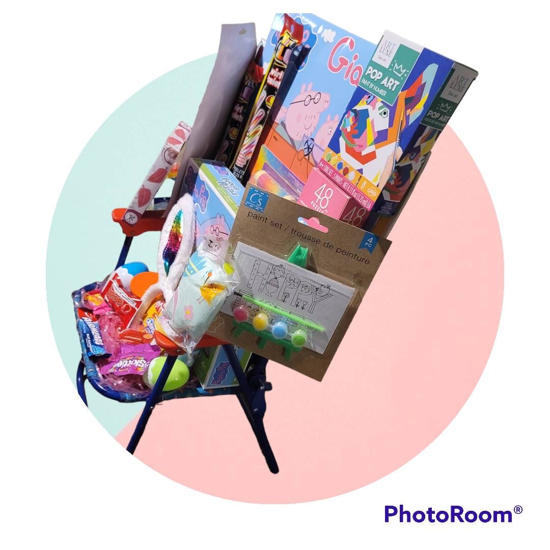 Graduation Kids Character Chair Gift Basket Graduation Gift Chair Gift ...