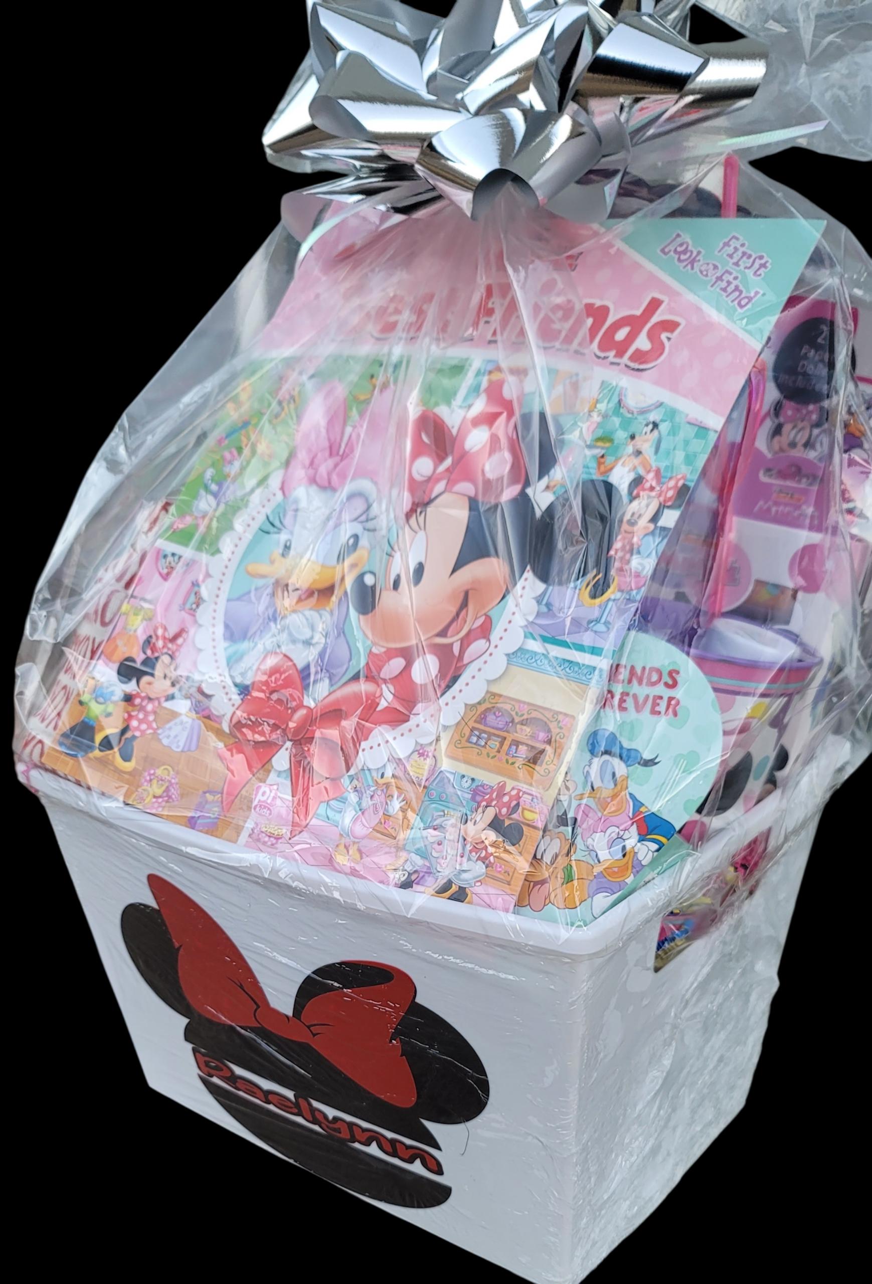 Girl Easter Personalized Basket; Kids Basket;character Baskets; Minnie ...