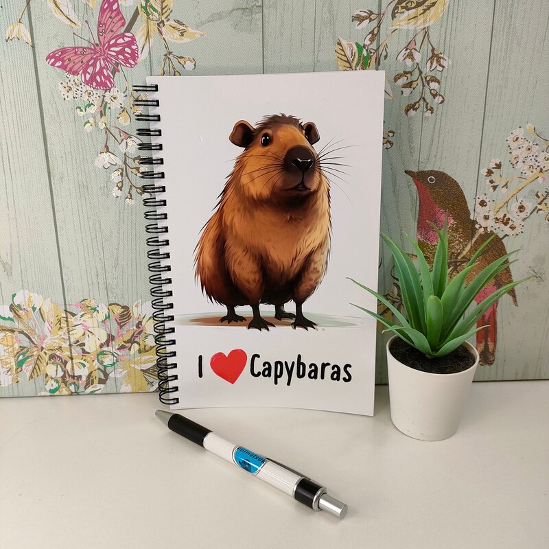 Capybara Notebook - Etsy UK
