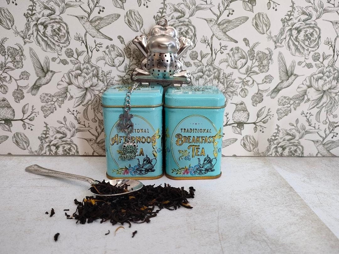 Frog Shaped Tea Infuser With Cute Frog Charm, Loose Leaf Tea Infuser ...