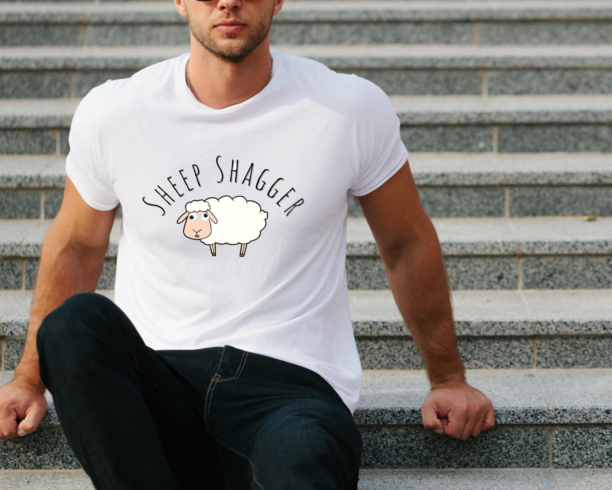 Sheep Shagger Mens T-shirt Stereotype Welsh Joke Offensive - Etsy