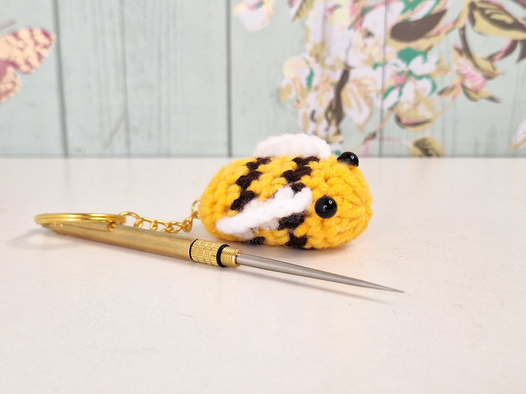 Reusable Metal Toothpick With Cute Crochet Bumblebee, Travel ...