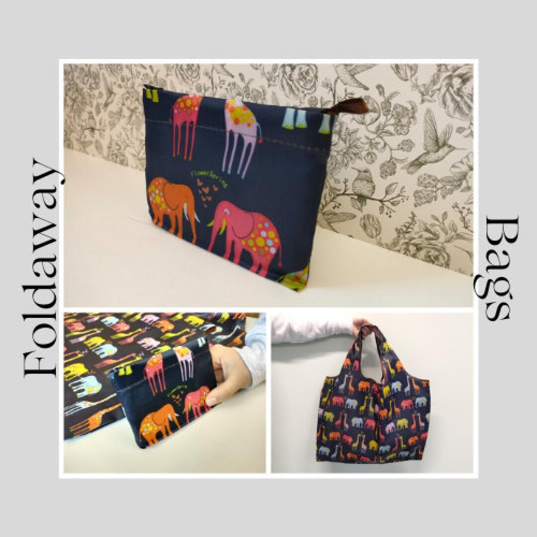 Foldable Eco-friendly Nylon Grocery Bag Reusable Waterproof - Etsy