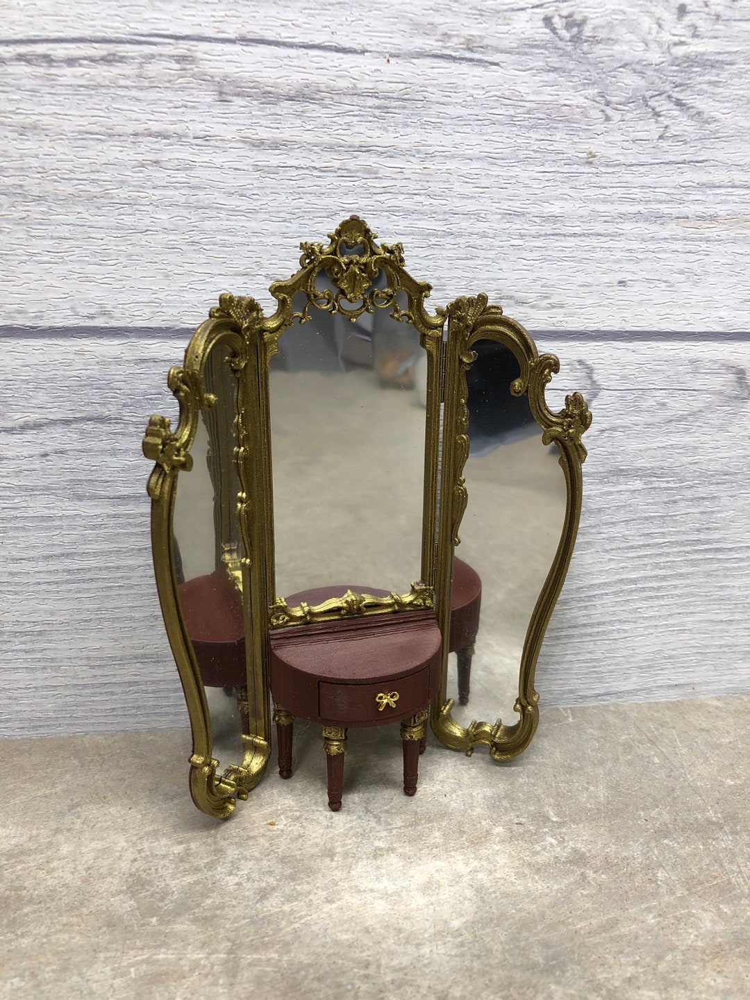 Miniature Victorian Era Vanity Table 1:12 - Etsy