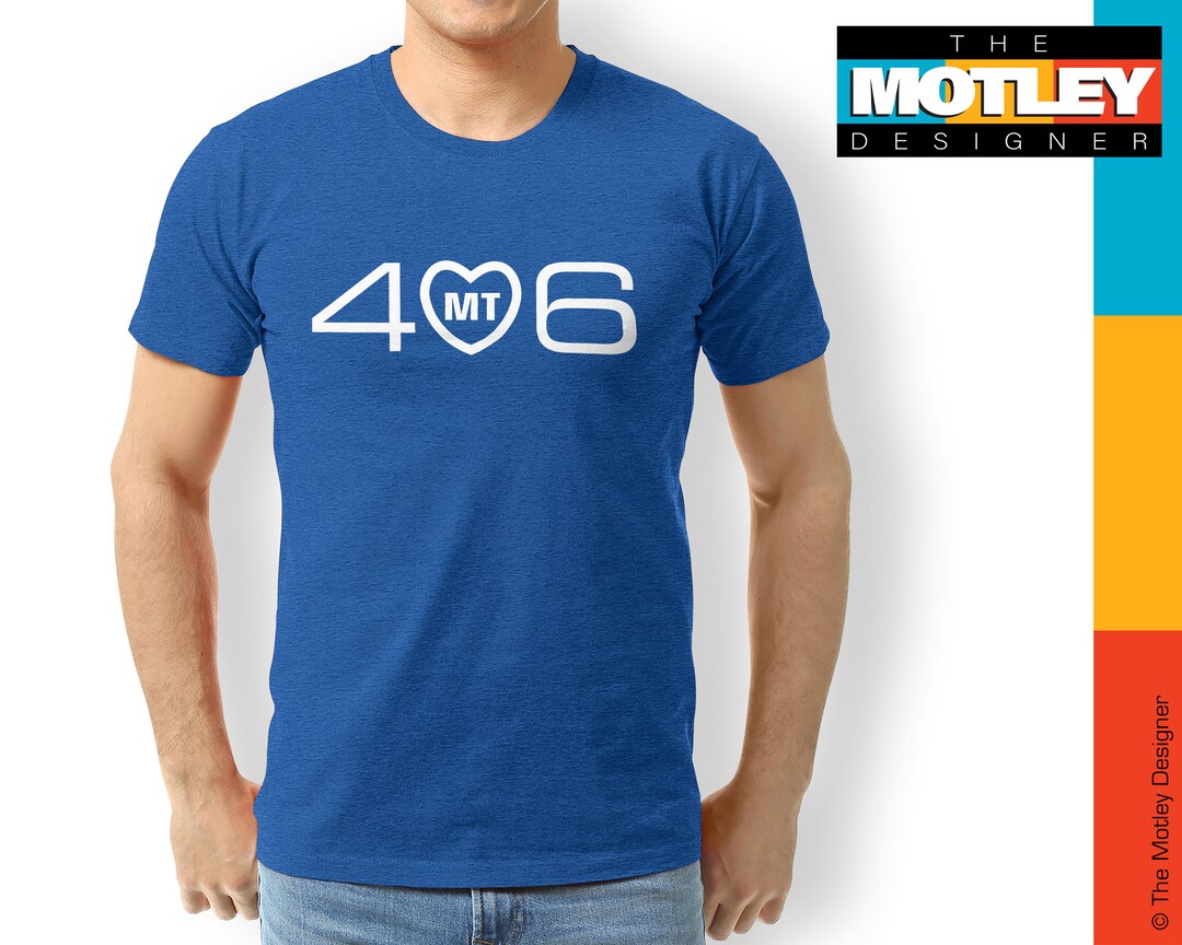 Montana's Original Area Code 406, Unisex Jersey Short Sleeve Tee. Wear ...