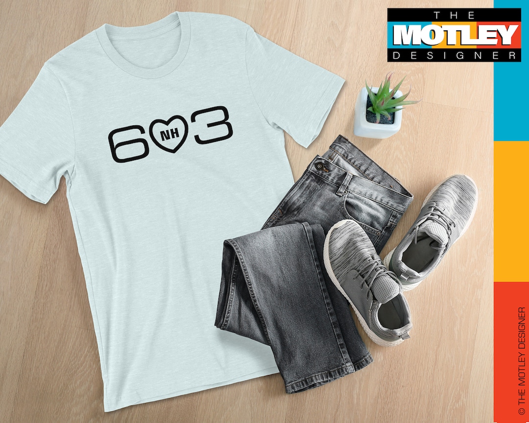 New Hampshire's Original Area Code "603", Unisex Jersey Short Sleeve ...