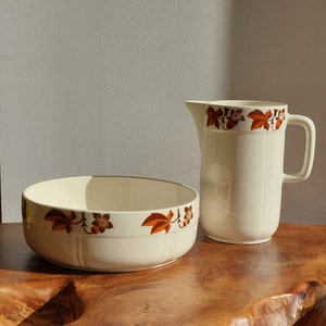 Rare Vintage Pitcher and Wash Basin/german Bathroom Set/vintage ...