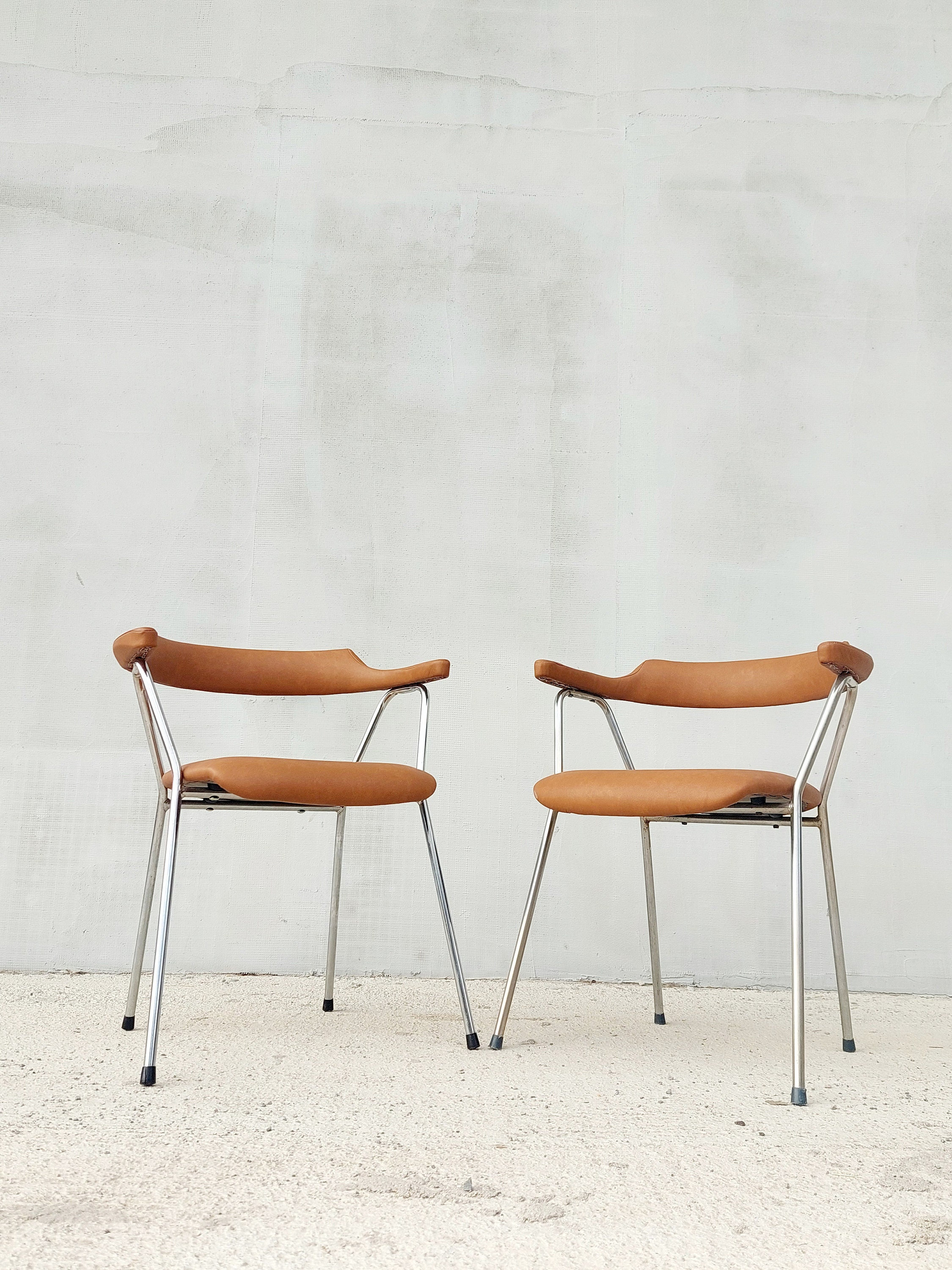 1 of 2 Mid Century Dining Chairs /stol Kamnik / Model 4455 /designed by ...