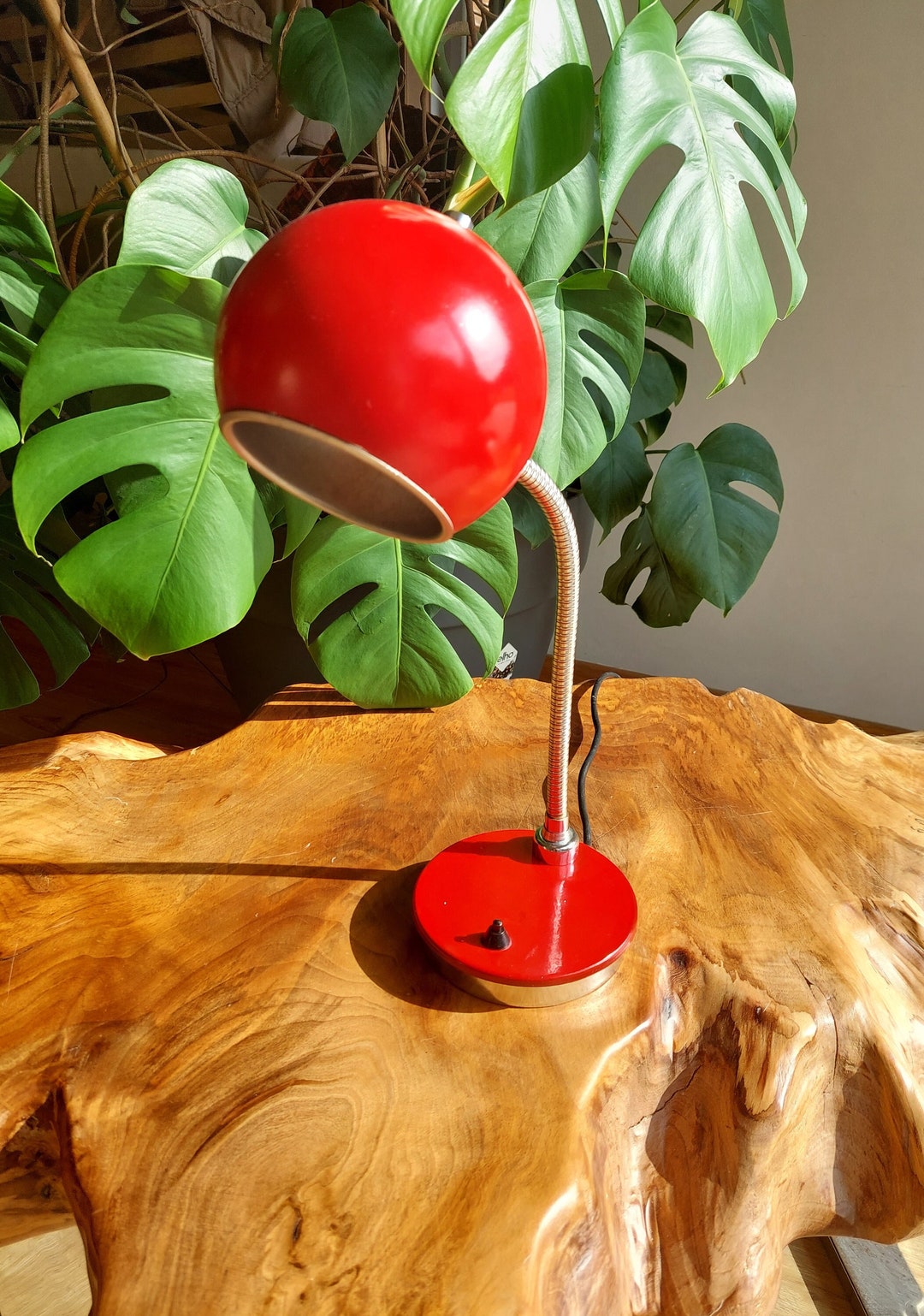 Space Age Table Lamp / Retro Eyeball Table Lamp/pop Art Table Lamp ...