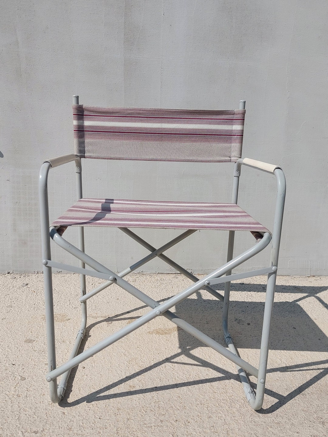 Vintage Folding Chair / Retro Folding Chair / Vintage Picnic Chair ...