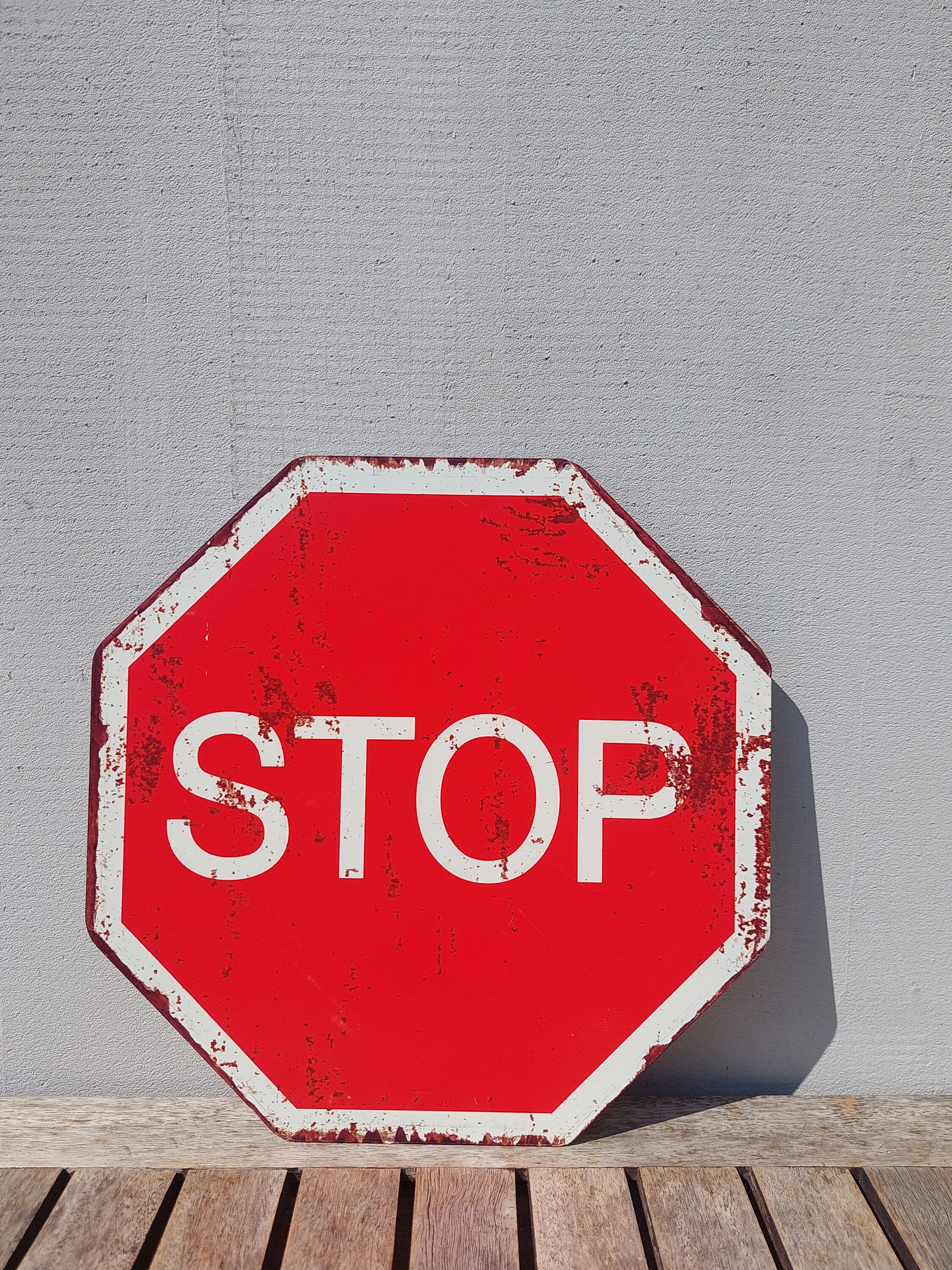 Vintage Look Stop Sign / Stop Sign / Stop / Warning Sign / Wall Decor ...