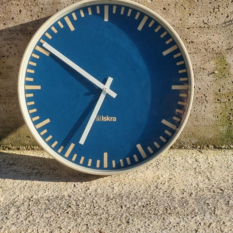 80s Wall Clock - Etsy