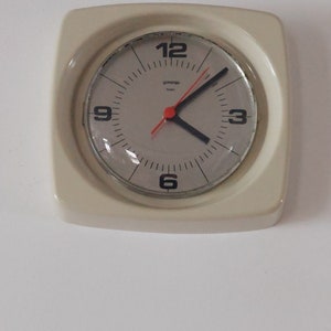 Retro Capsule Wall Clock / Retro Wall Clock / Space Age / Pop Art /MCM ...