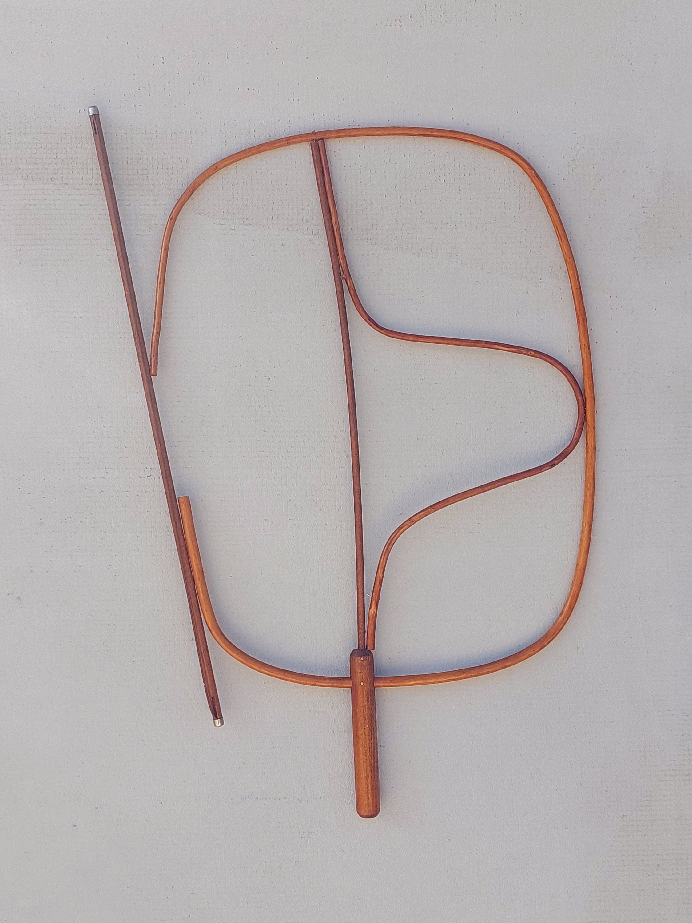 Vintage Newspaper Holder / MCM Newspaper Holder / Handmade Newspaper ...