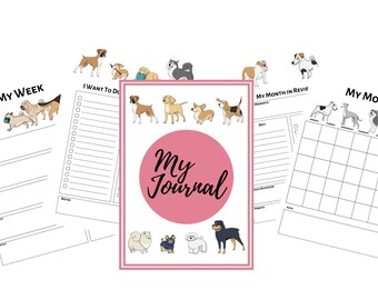 Printable Dog Calendar - Etsy