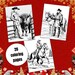 Western Christmas Coloring Pages: 20 Cowboy & Cowgirl Designs ...