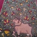 Krishna's Cow, Textile Art With Organic Pigments, Sacred Art, South ...