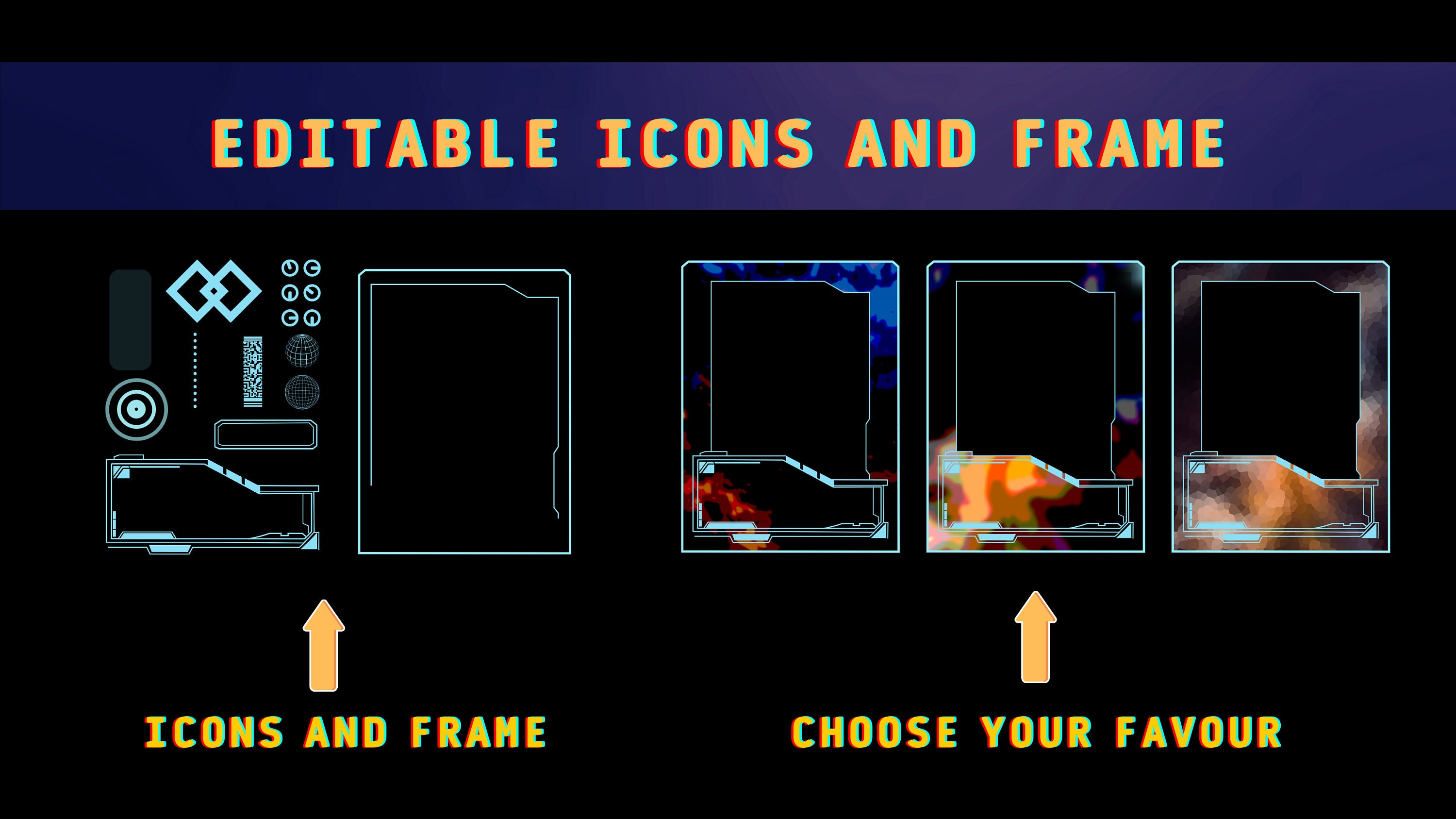 Trading Card Frame, Nft Template, Crypto Art,nft Art, Promo Card ...